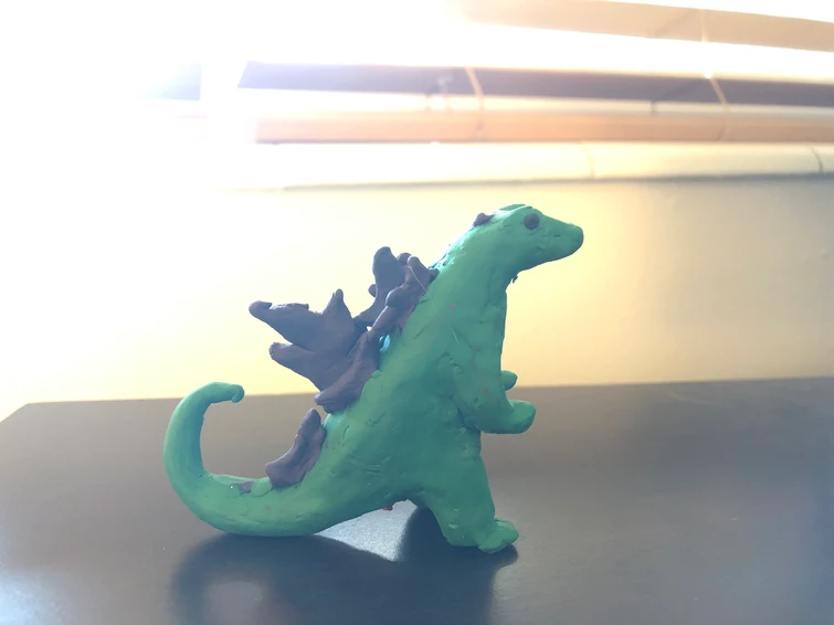 My first clay model (Godzilla 2000) | Fandom