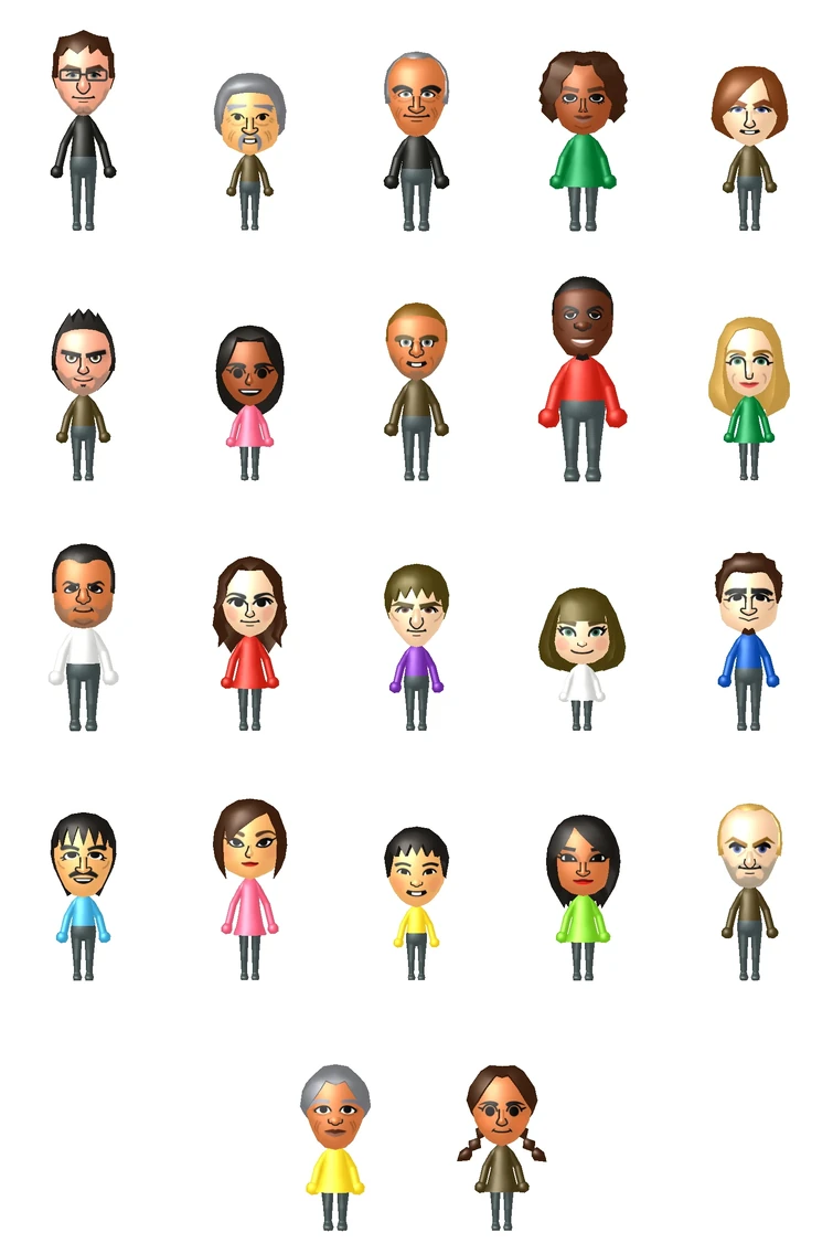 Which Standard Mii do you Hate? And which Standard Mii do you like ...