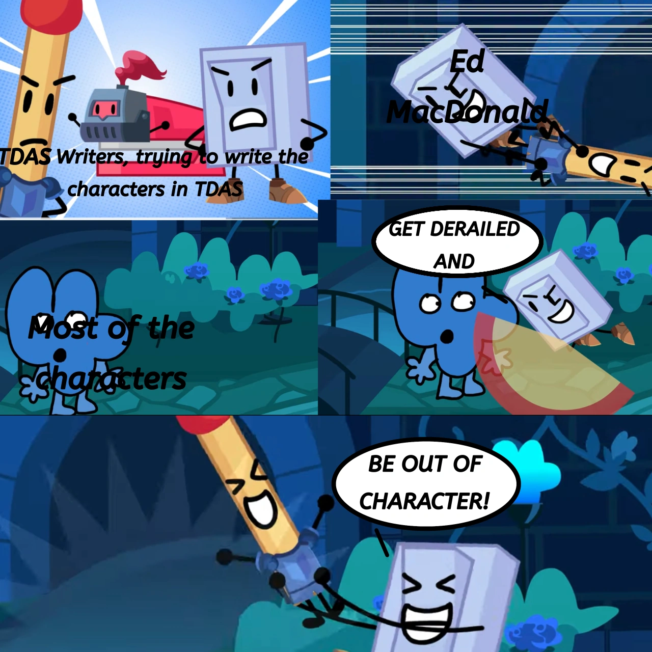 TDAS writing in a nutshell, I guess | Fandom