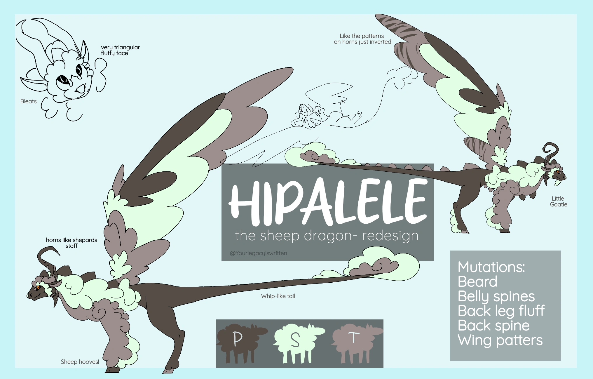 Sheep Dragon (Redesign) | Fandom