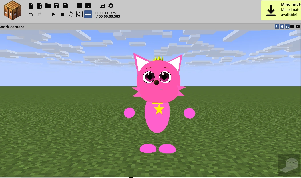 i made pinkfong in a minecraft animation software lol | Fandom