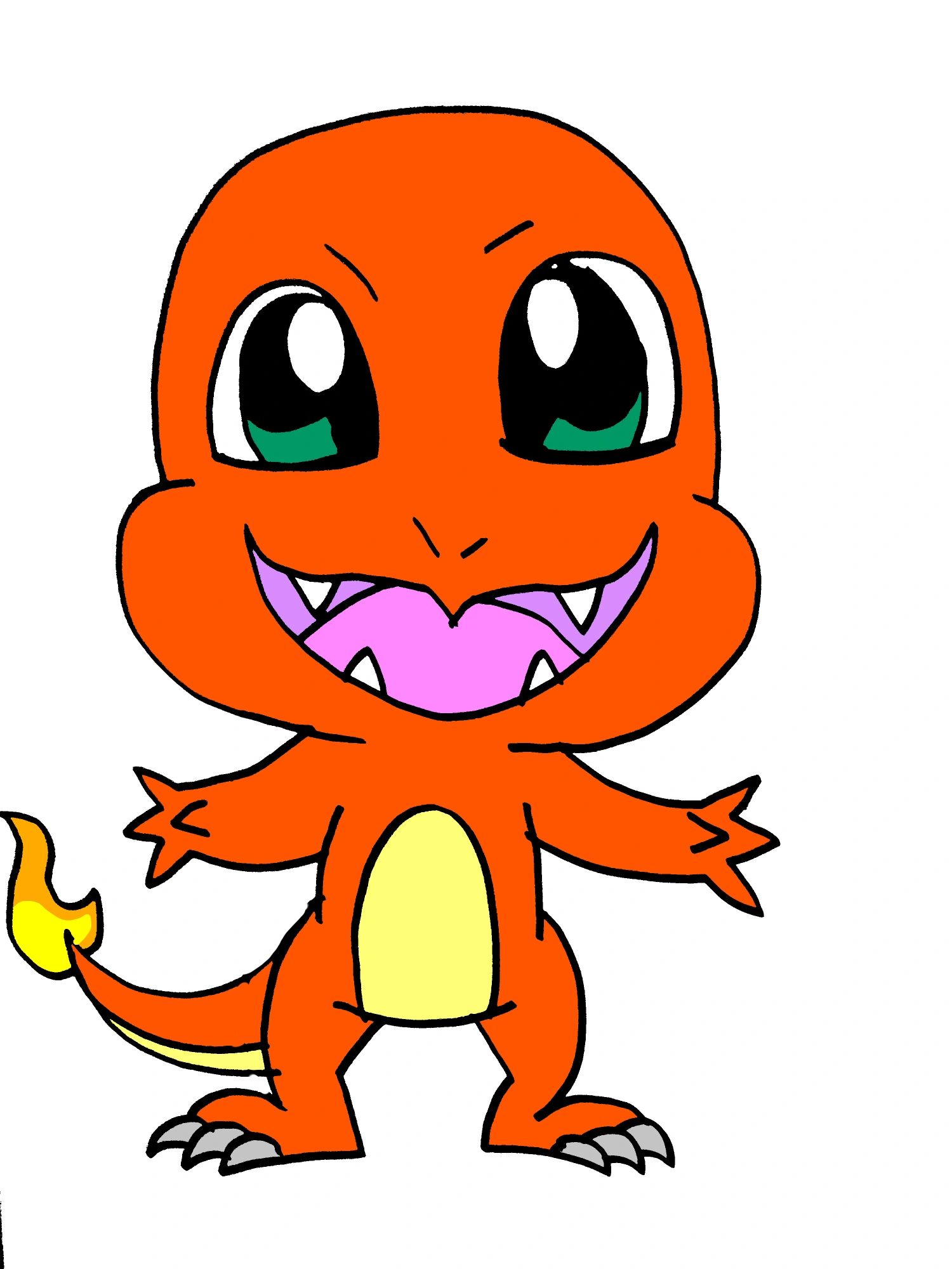 My drawing of Charmander | Fandom