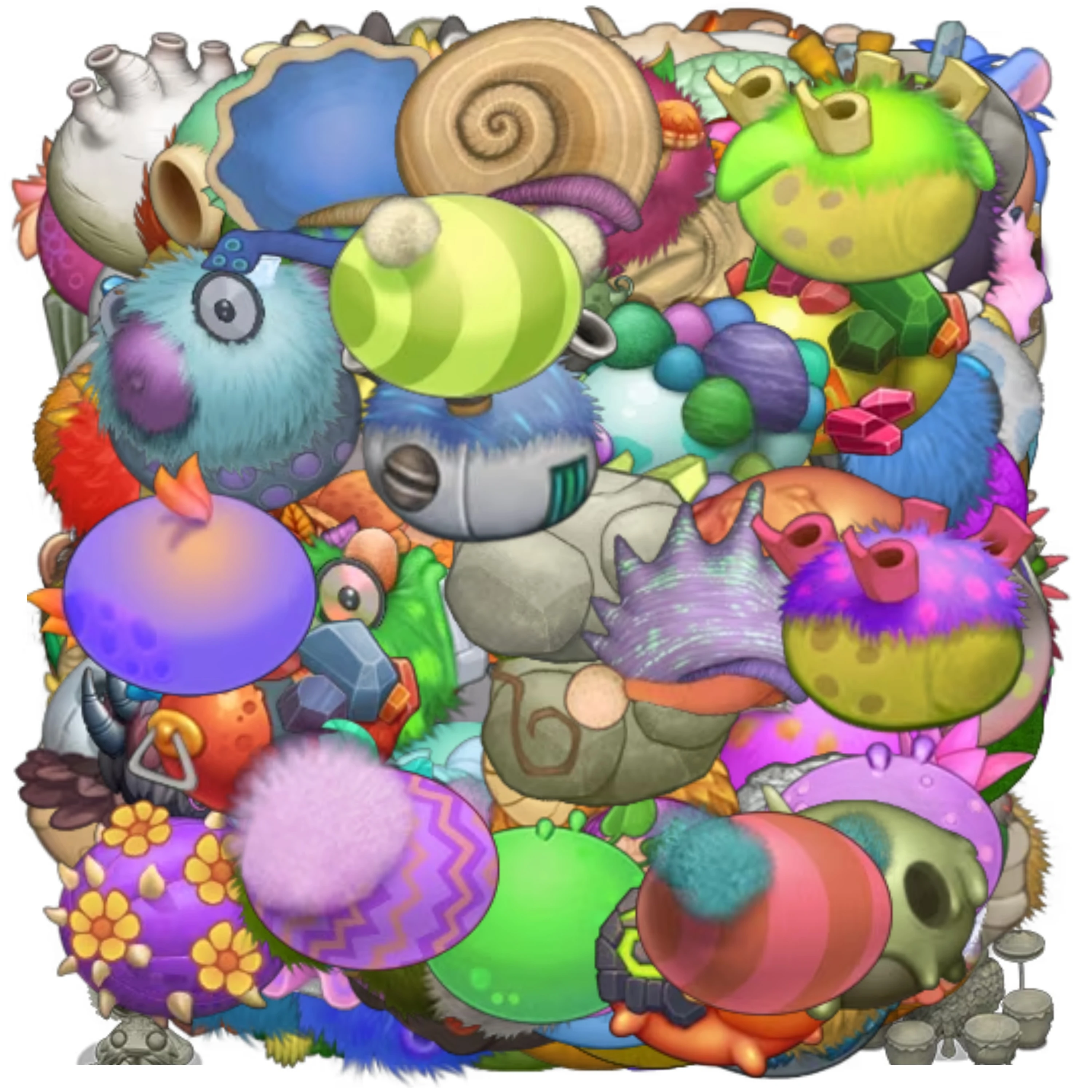 i put every egg in msm into a collage | Fandom