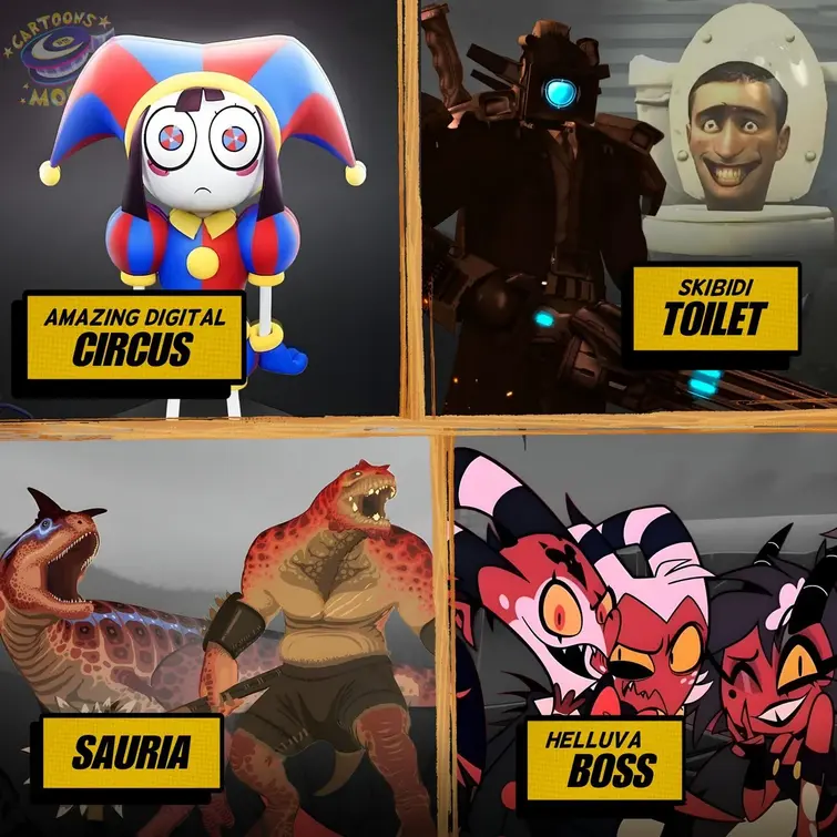 In the Moonie Award, Skibidi Toilet actually manages to place third ...