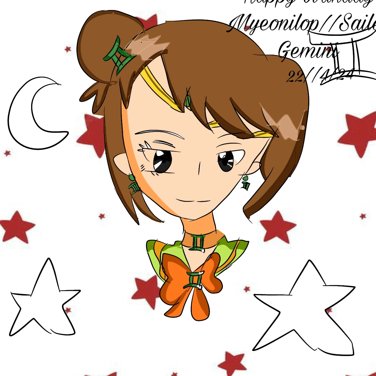 Happy birthday Myeonilop//Sailor Gemini | Fandom