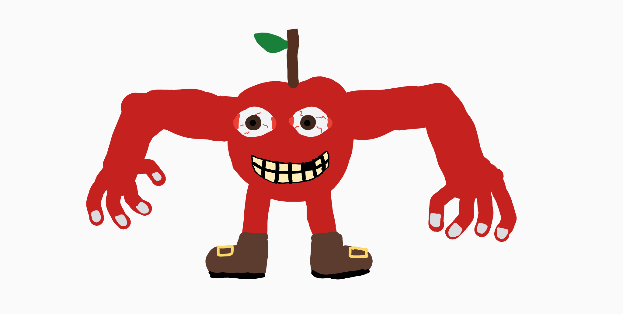 cursed buff apple drawing | Fandom