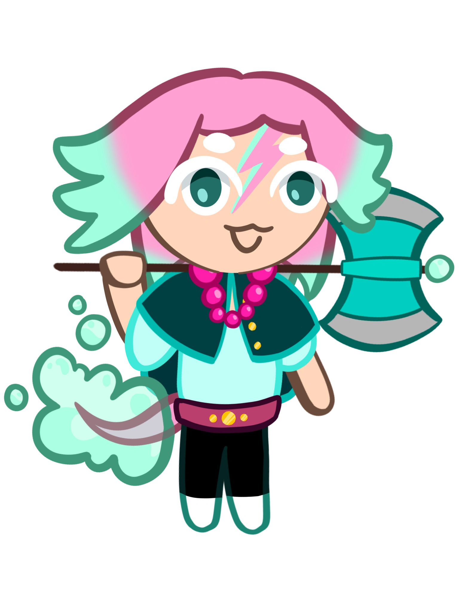 Blubby blub blub finished the bubble themed cookie | Fandom