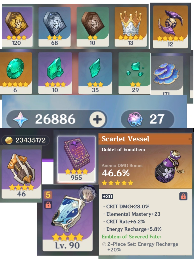 guys do you think i’m ready 🤡(i have a guaranteed + 30 pity) | Fandom