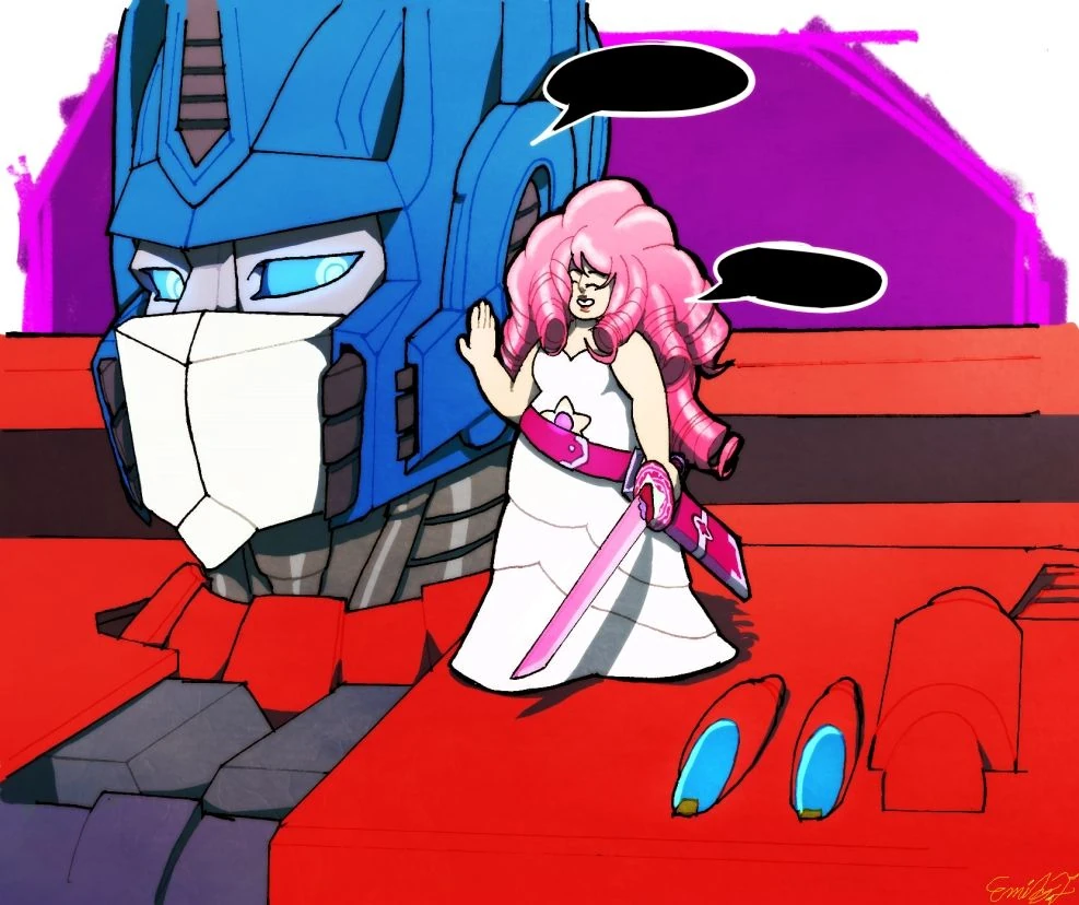 Optimus Prime and Rose Quartz | Fandom
