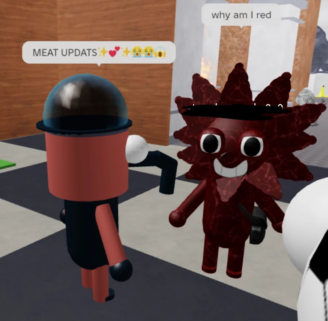 I was playtesting my dandy’s rooms roblox game with friends and this ...