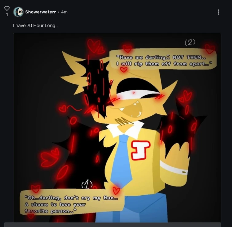 was not expecting the text color change | Fandom