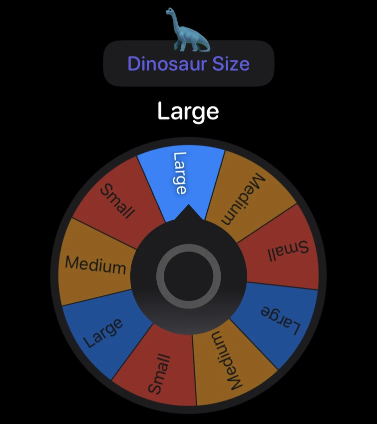 A random Dinosaur generator wheel I made | Fandom