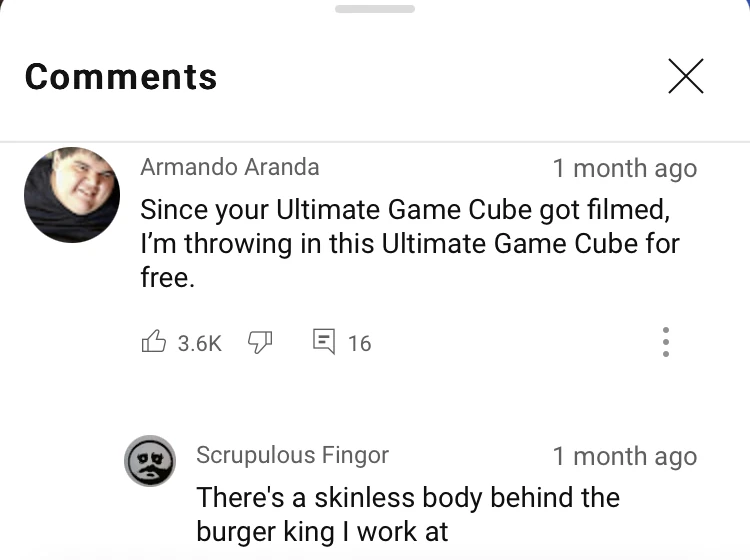 Yt comments are unhinged | Fandom