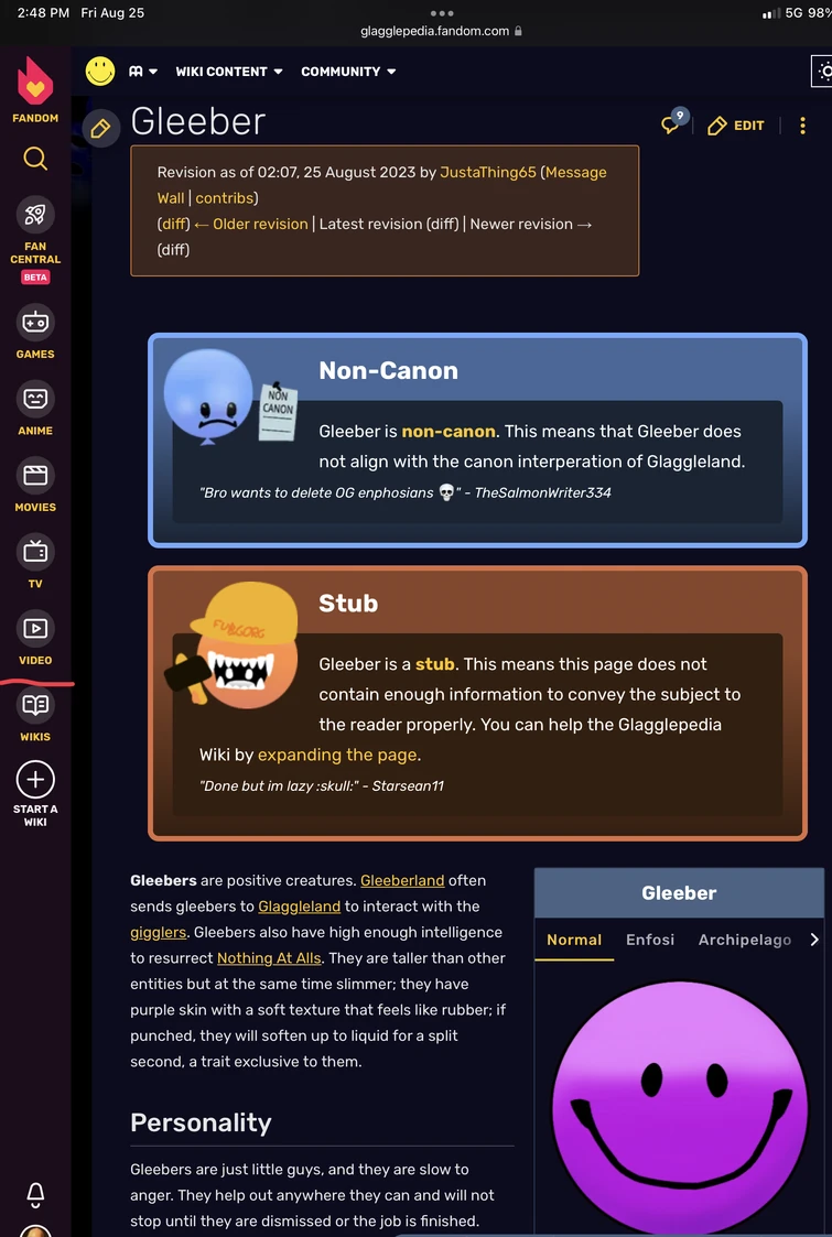 Discuss Everything About Glagglepedia Wiki | Fandom