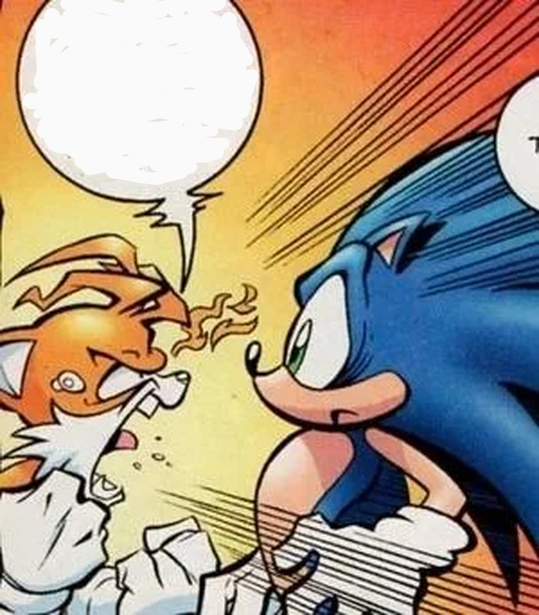 what is tails saying (wrong answers only) | Fandom