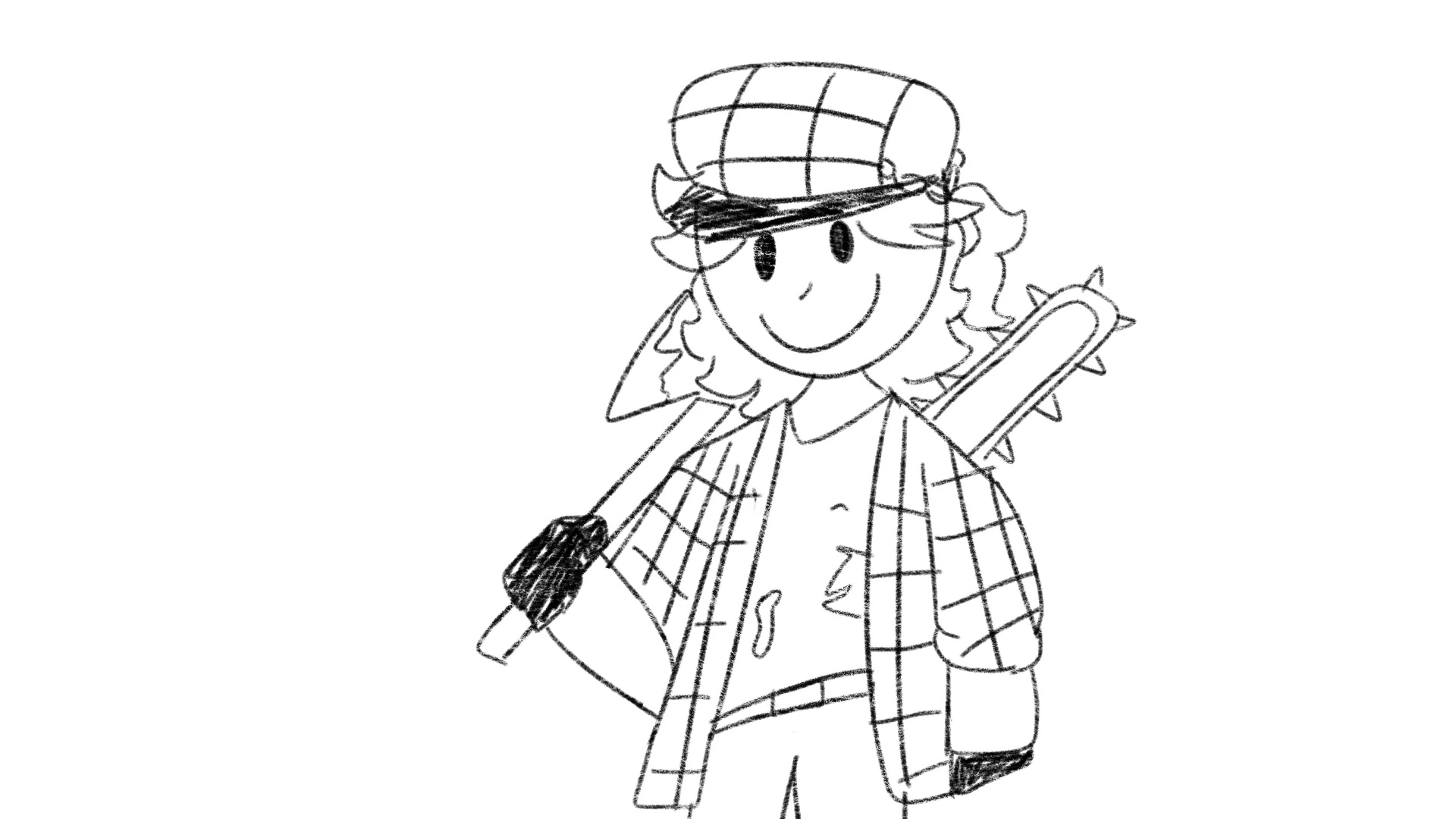 bald characters when they fall into the hands of a 12 year old artist ...