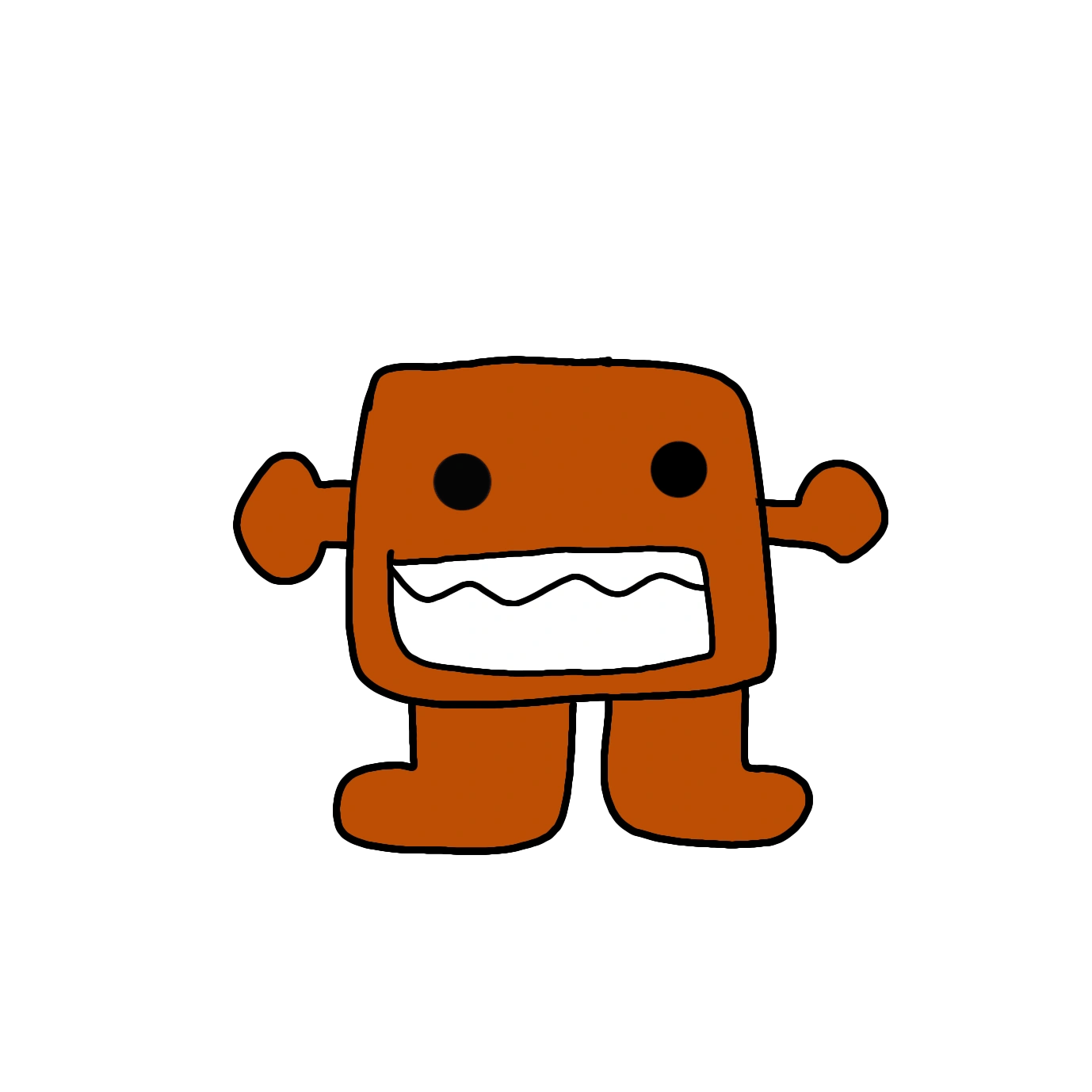 This little Domo. I drew him and I love him. Also love holiday ...