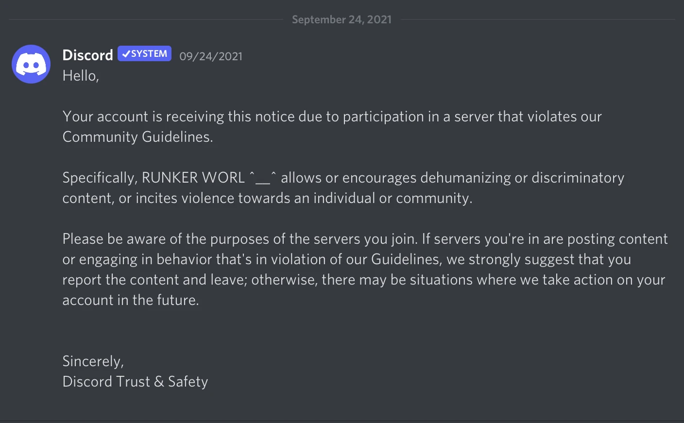 Happy 1 Year Anniversary Runker 51 Discord | Fandom