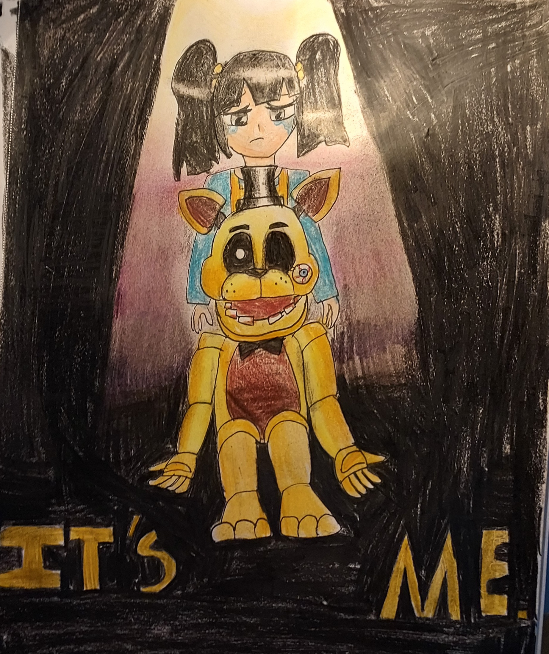Cassidy and golden freddy + springtrap art. | Fandom
