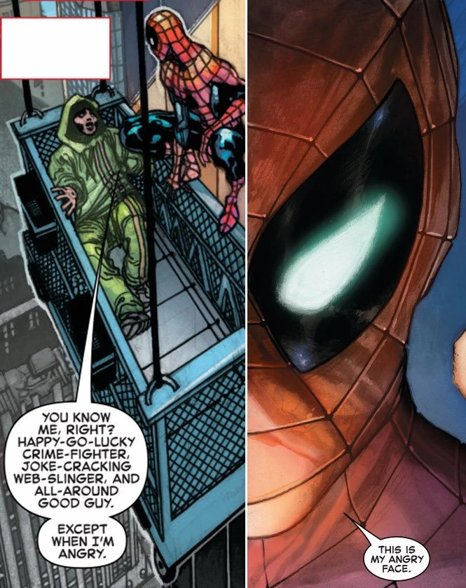 I wanna see it. I wanna see the angry face in Marvel's Spider-Man 2 ...