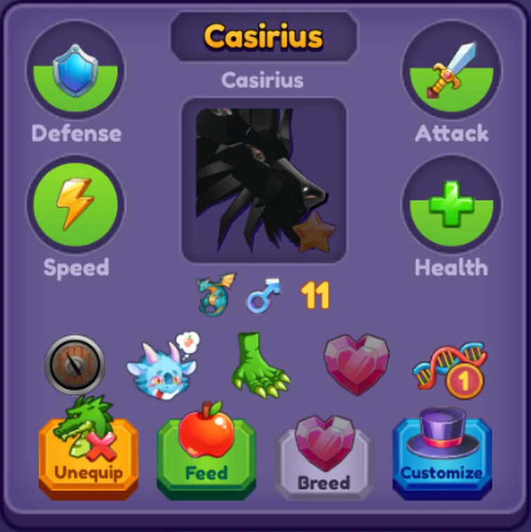 Trading/selling 1 mut pure pitch casirius! | Fandom