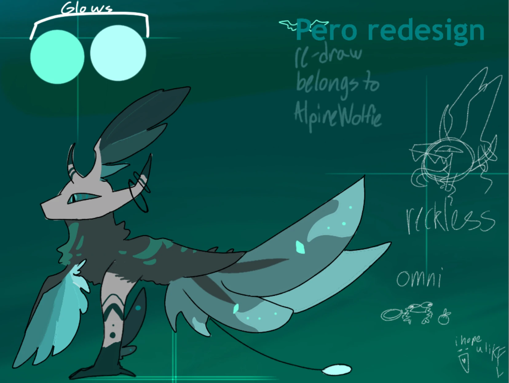 Re- draw of pero redesign | Fandom
