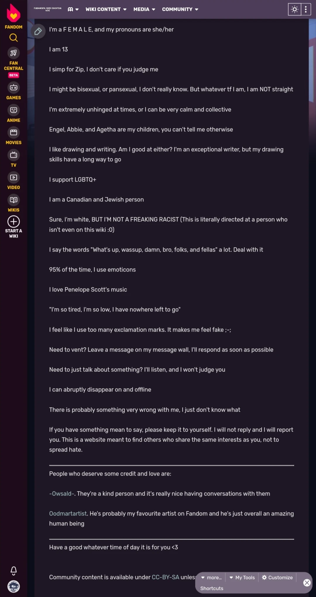 I apologized in advance for rotting your braincells with this useless ...