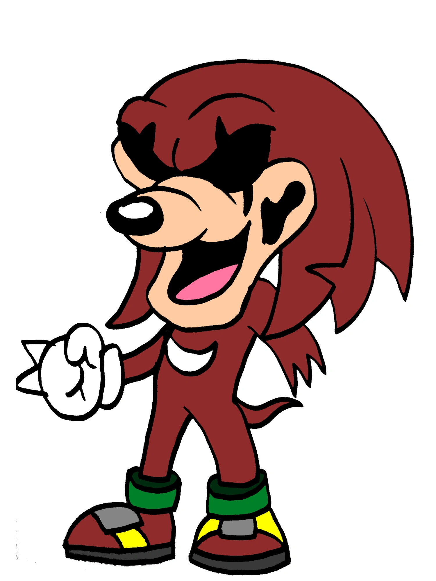 My drawing of Knuckles.EXE | Fandom