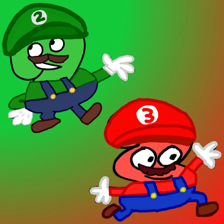 Three and Two as Mario and Luigi | Fandom