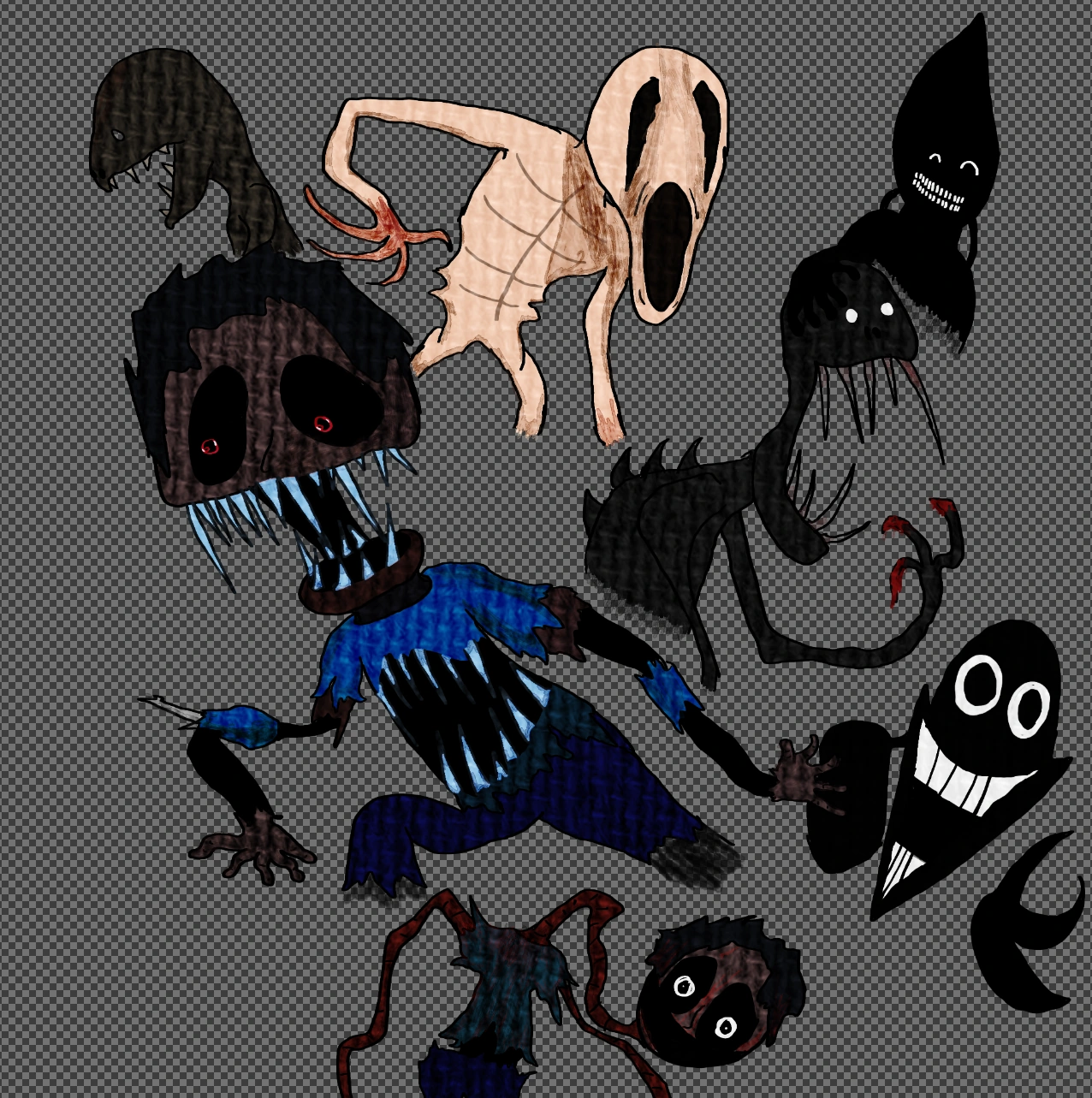 Random WIP Minecraft Horror drawing | Fandom