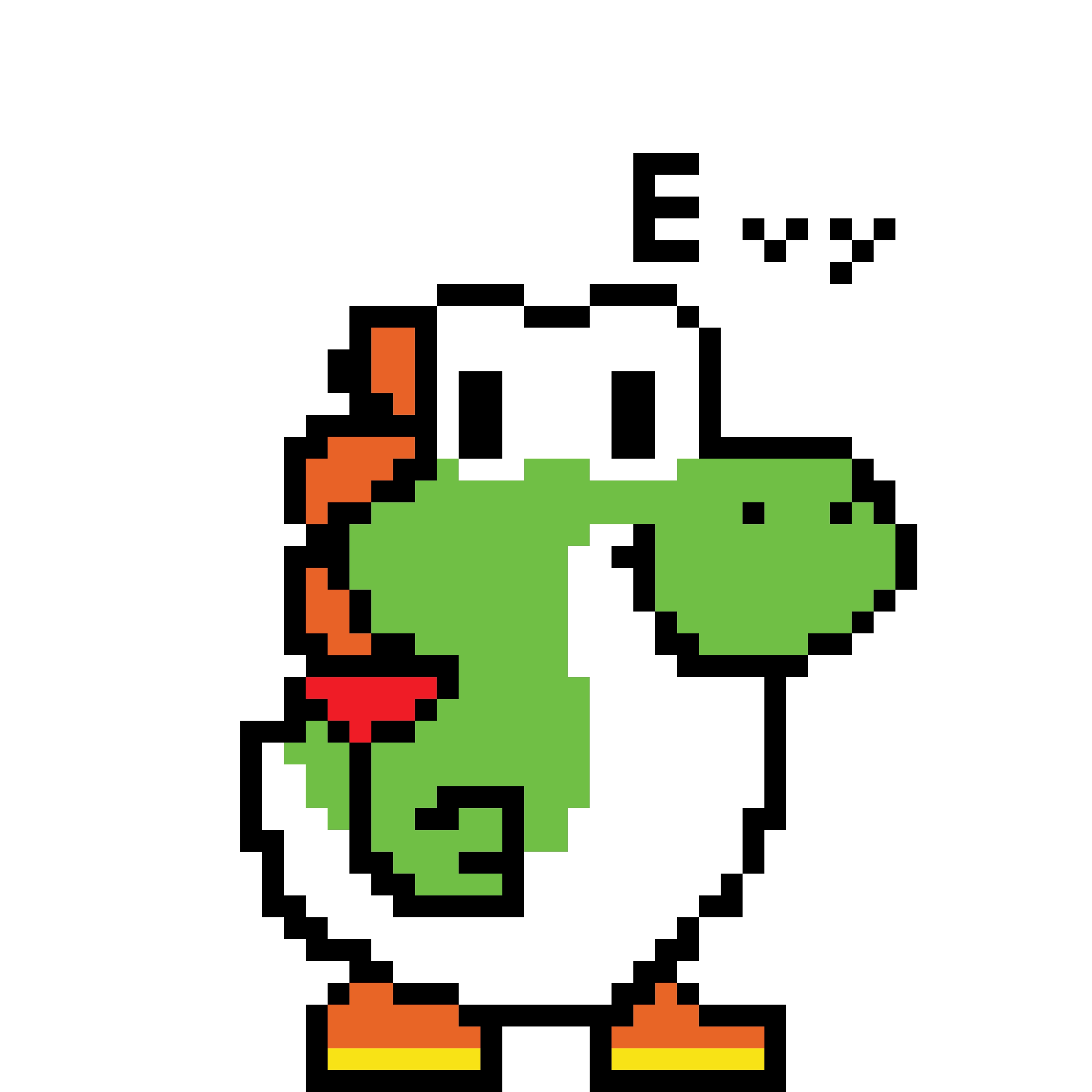 Our pixel drawing of Yoshi | Fandom