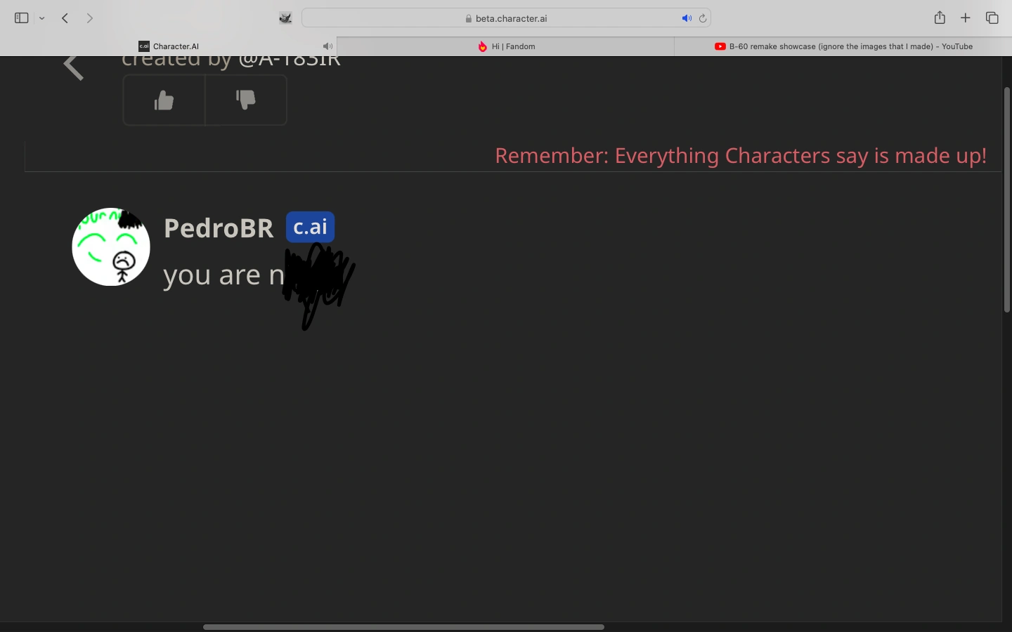 why does character A.I approve this | Fandom
