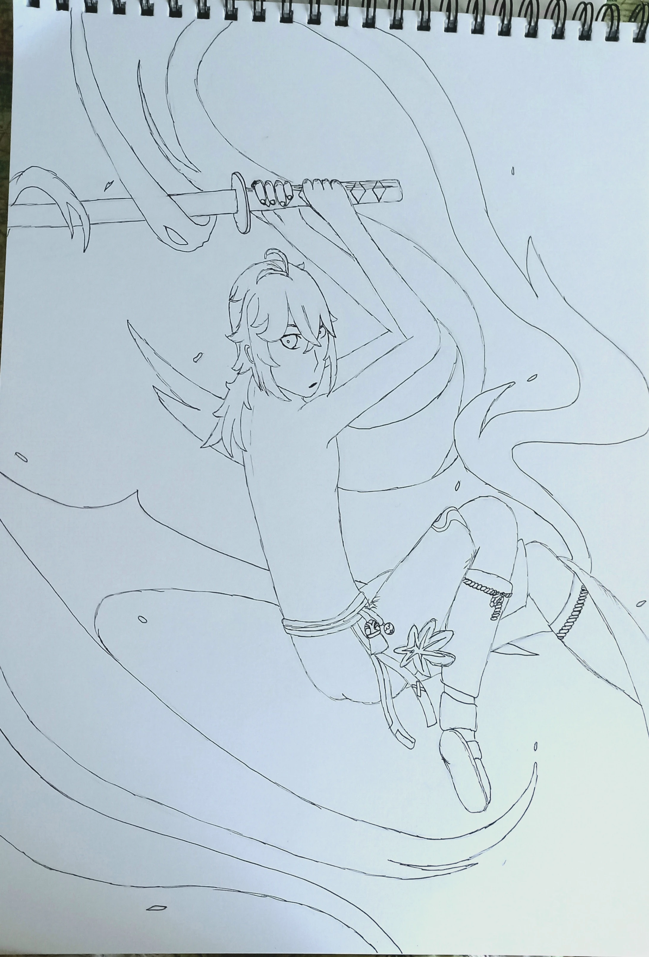Yes I tried to draw Kazuha | Fandom