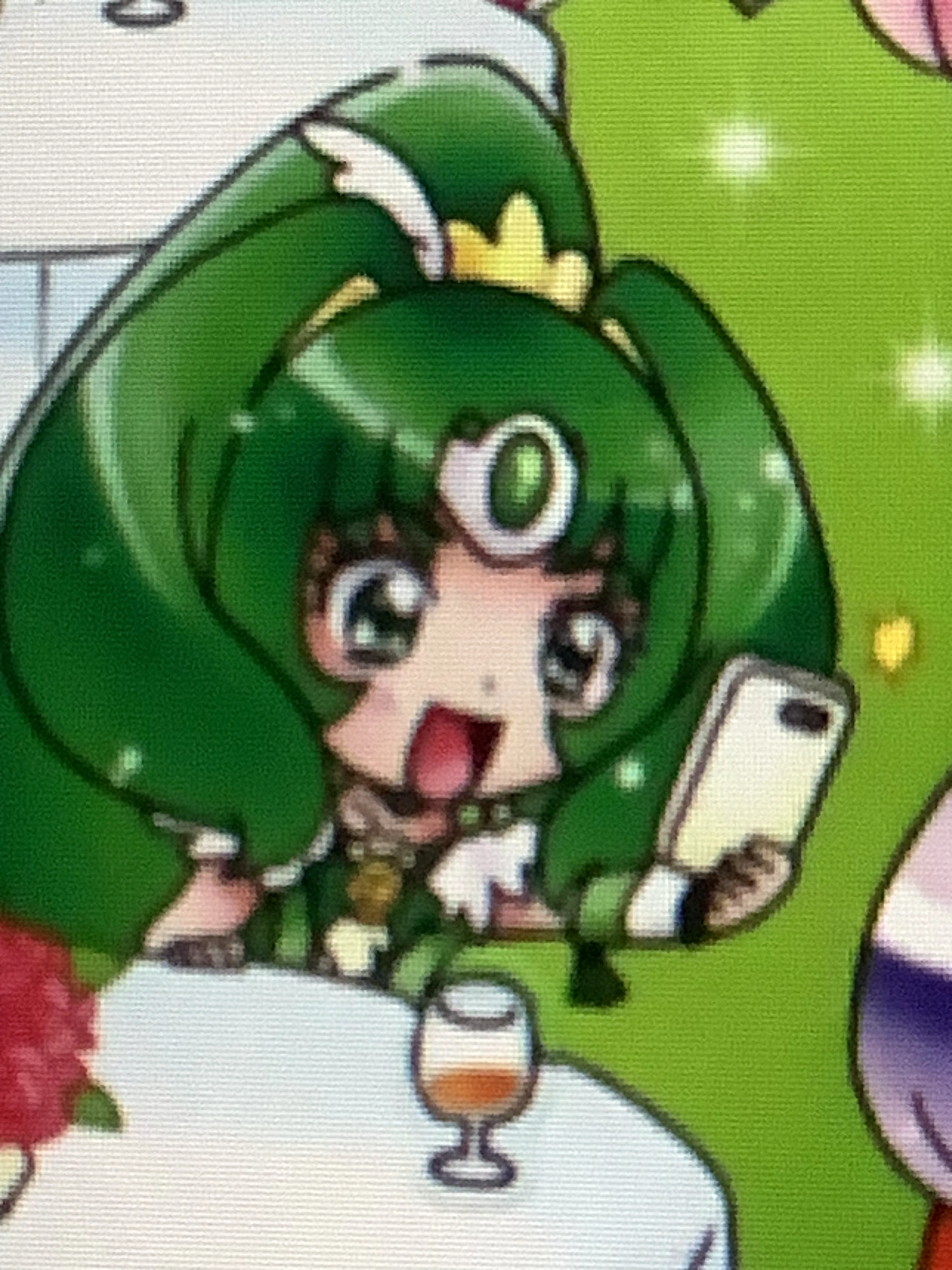 Cure March holding a iPhone | Fandom
