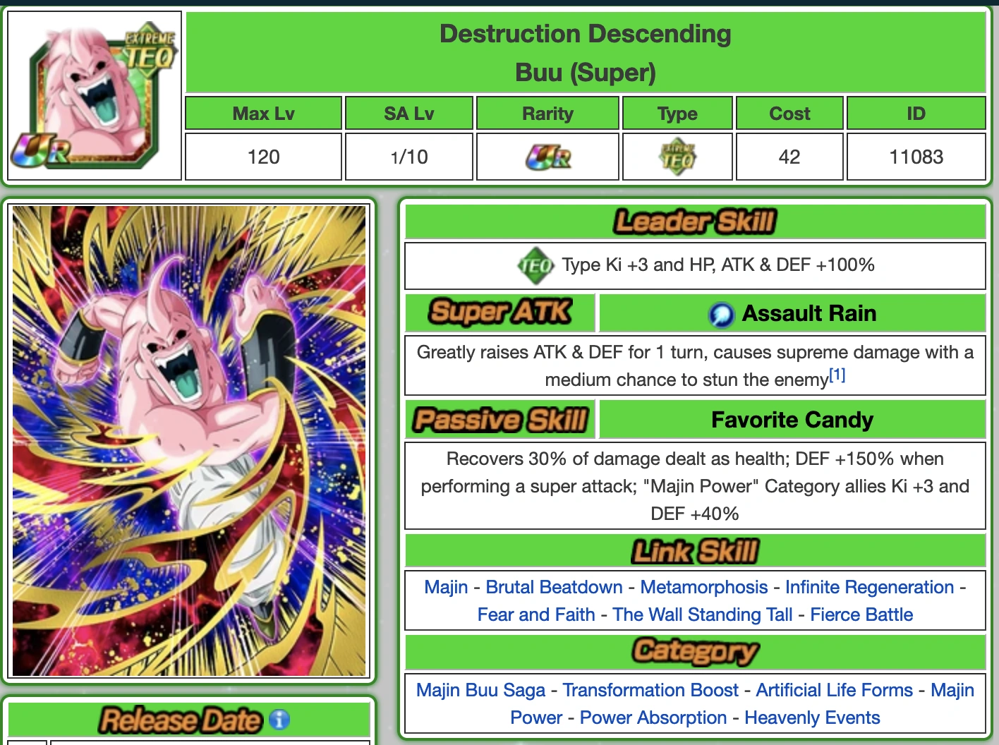 Destruction Descending - Buu (Super) [EZA Concept] | Fandom