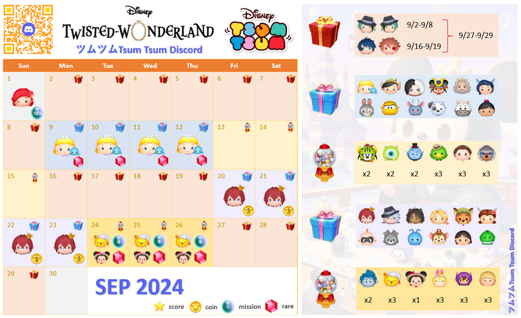 Disney tsum tsum list store