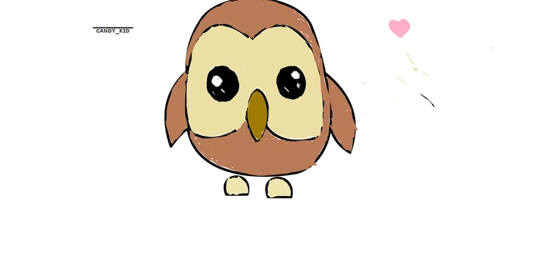 I drew Adopt me Owl!😊👌 | Fandom