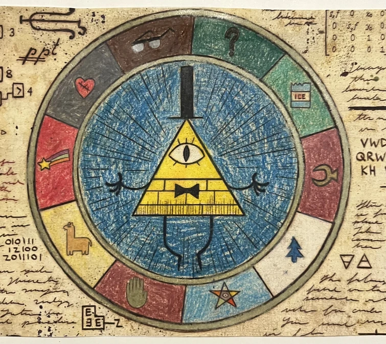 Bill cipher zodiac circle 60 photos - Astrologytoyou.com