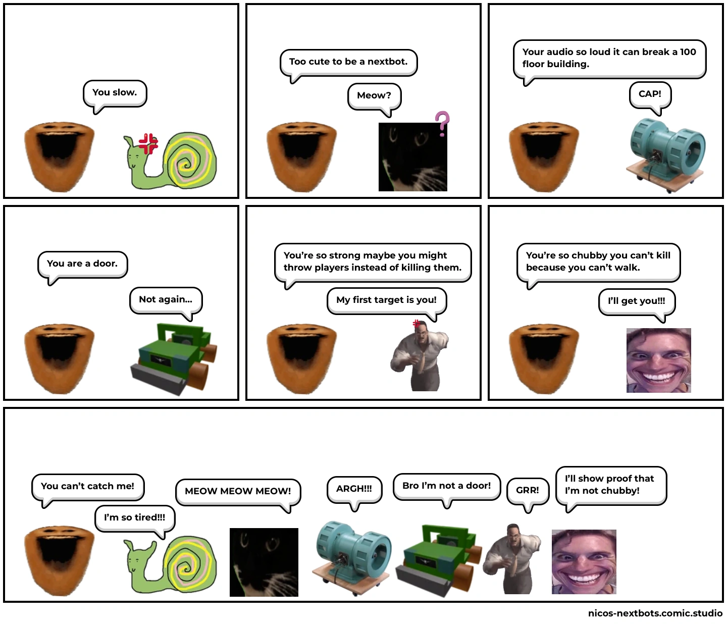 Oragne Roasts Other Nextbots | Fandom