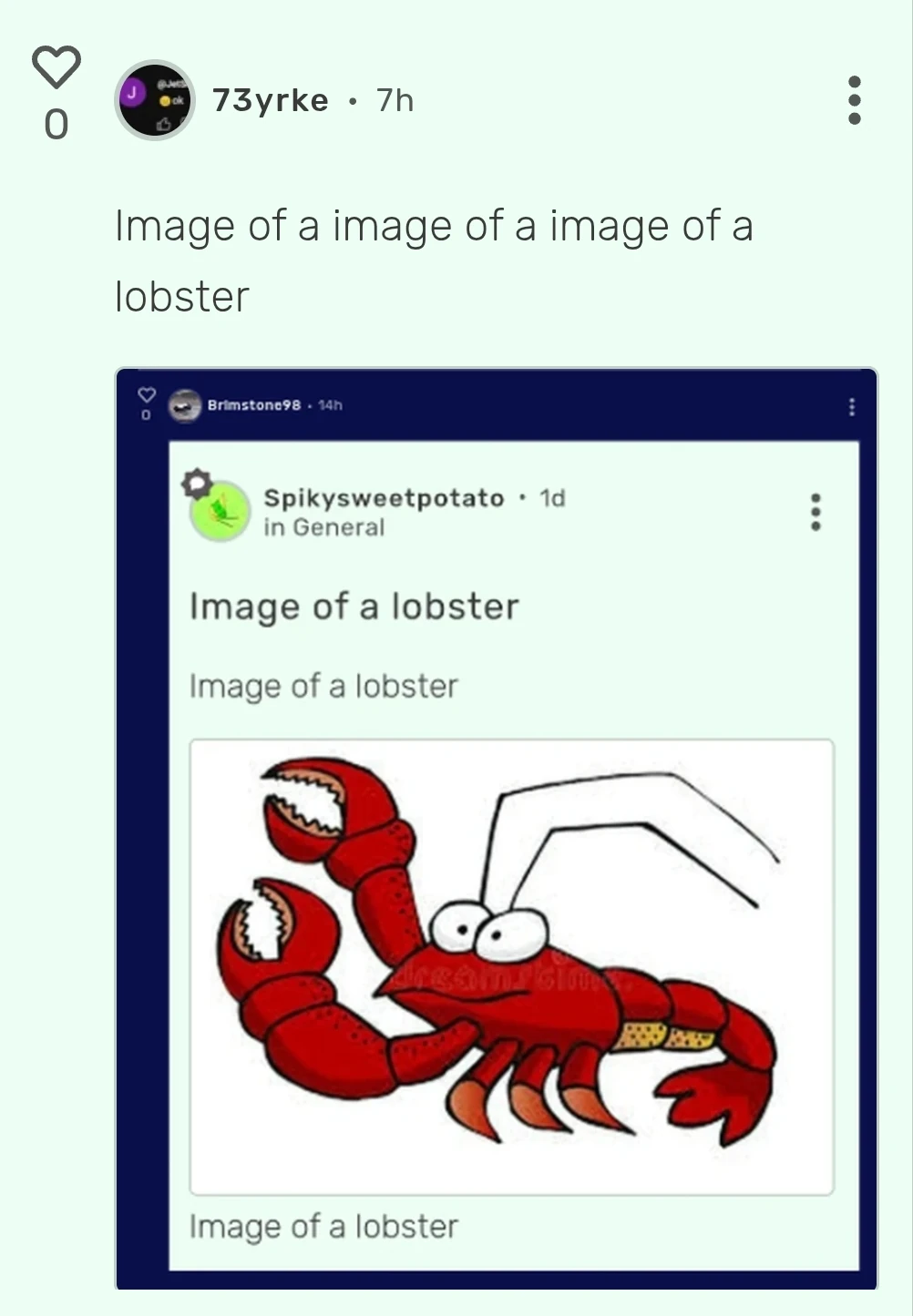 Image of an image of an image of an image of an Lobster | Fandom