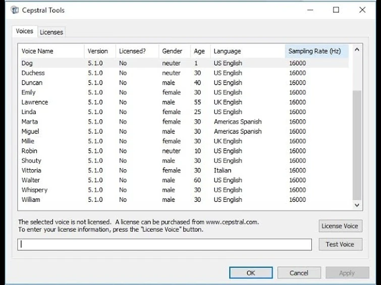 I heard about the patching of the Voiceforge voices. | Fandom