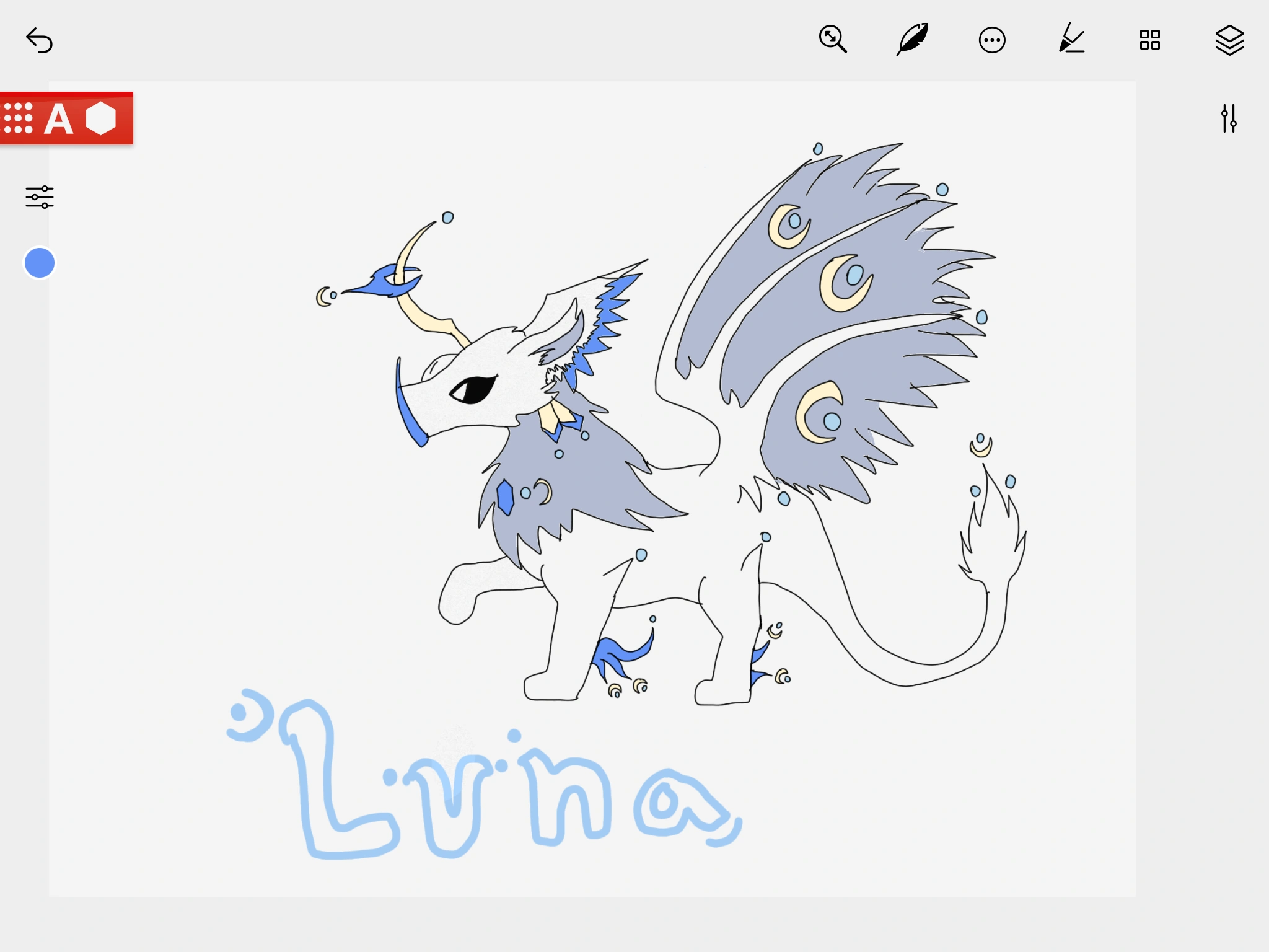 Art of my newest OC, Luna! | Fandom