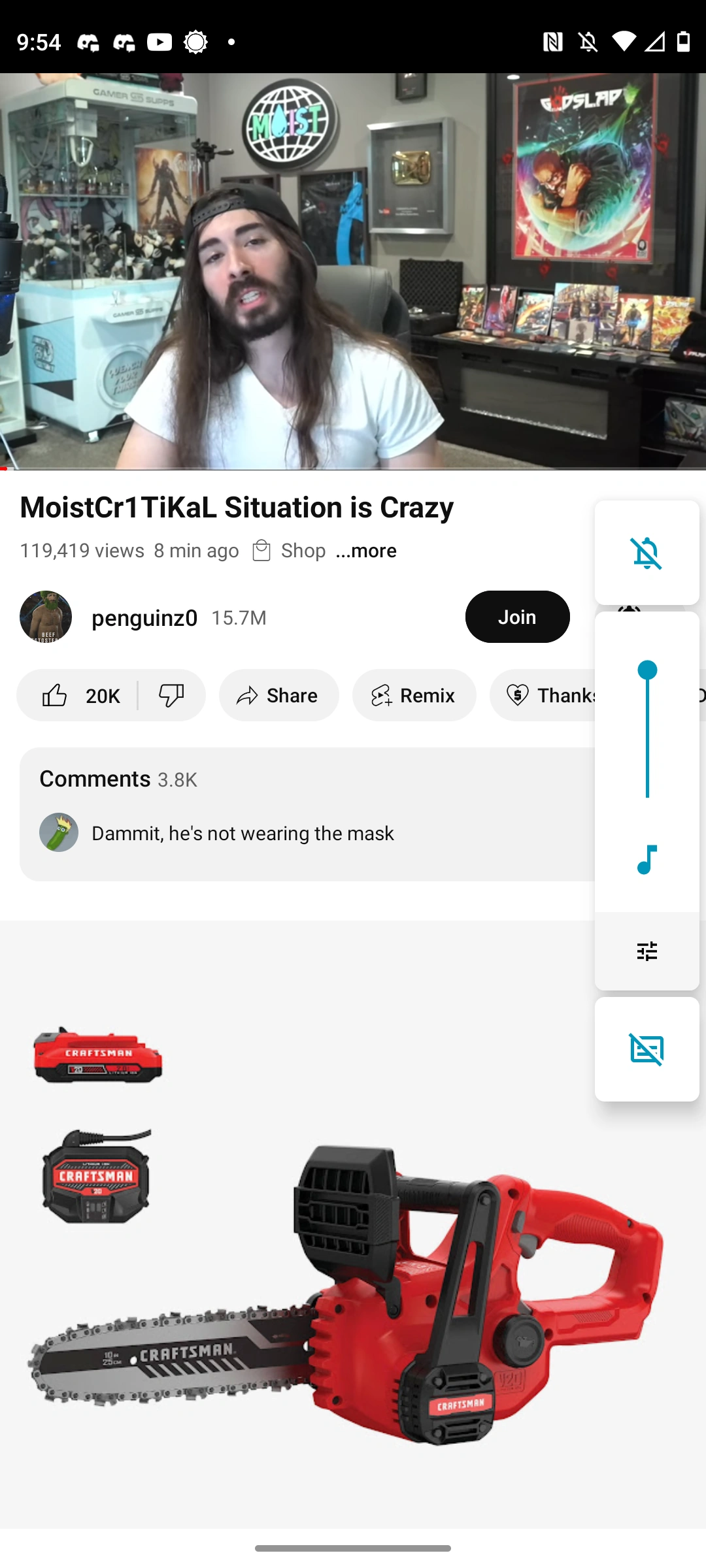 Damn that MoistCritical guy sounds pretty screwed up | Fandom