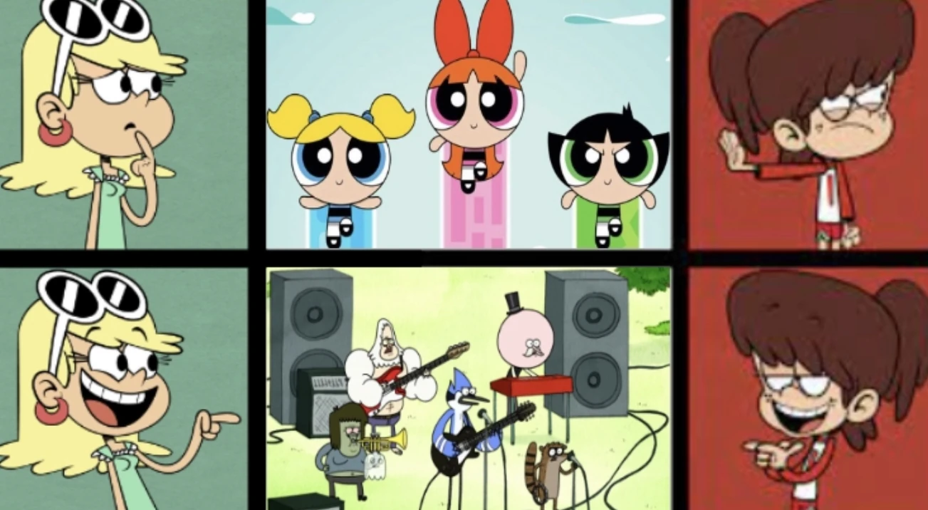 Leni and Lynn hate the PowerPuff Girls, but they do like Mordecai and the Rigbys. | Fandom