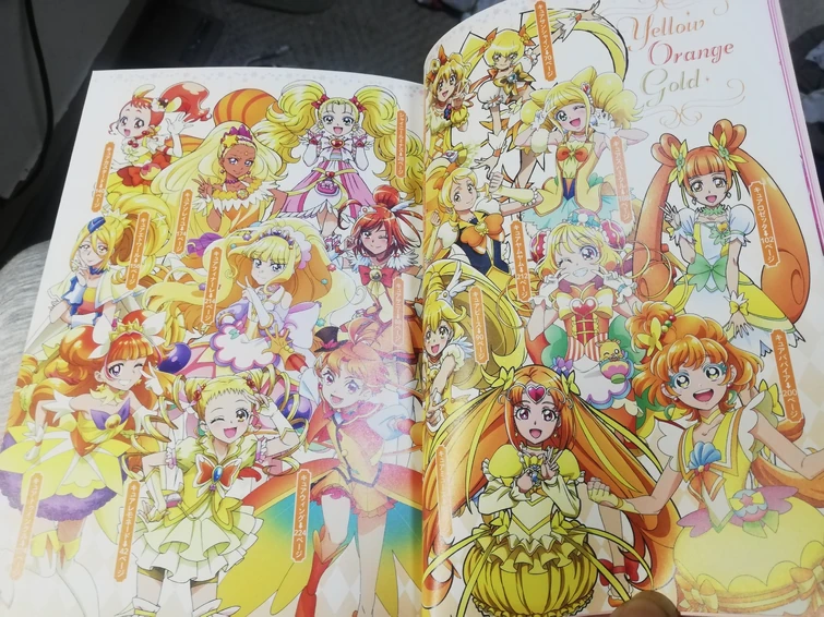 All color teams from 20th Anniversary Pretty Cure Costume Chronicle ...