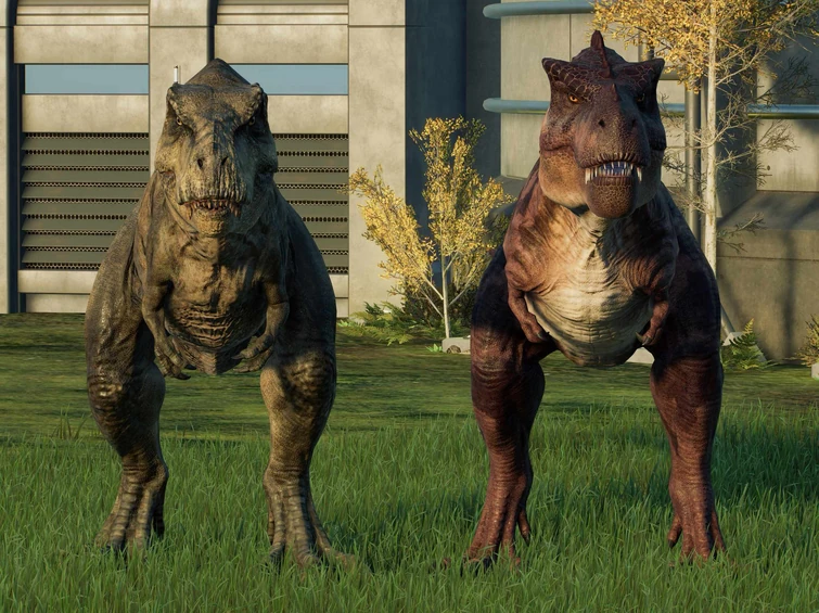 Tarbosaurus and T rex is bigger size? | Fandom