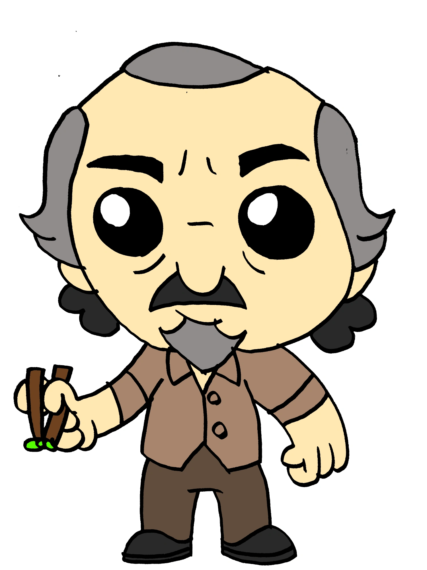 My digital drawing of Mr. Miyagi | Fandom