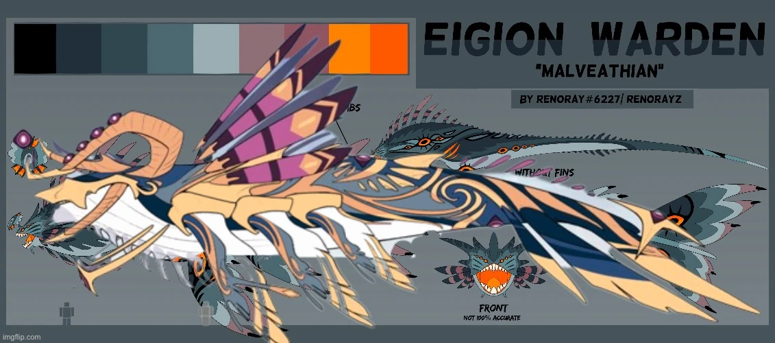 Eigion warden predicted size vs opra and kion redesign | Fandom