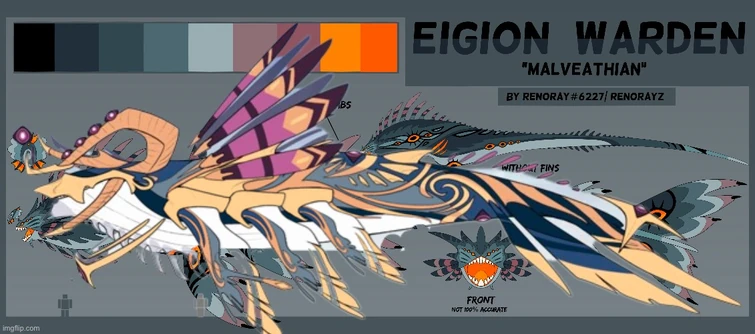 Eigion warden predicted size vs opra and kion redesign | Fandom