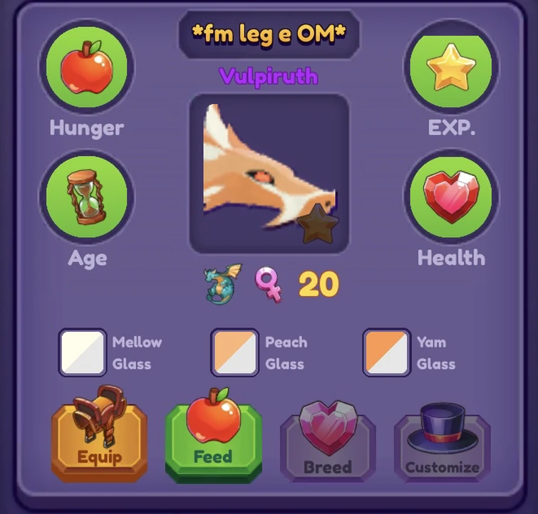 Tradin/selling/swapping fm Leg e OM vulp | Fandom